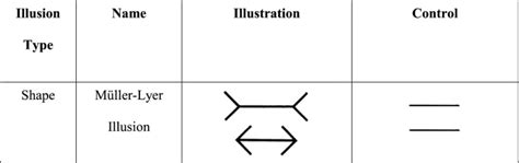 Muller Lyer Illusion Experiment