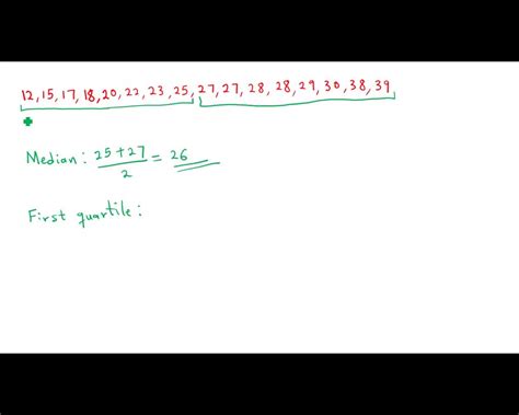 In 9 14 Find The Median And The First And Third Quartiles For Each Set