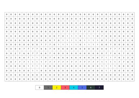 Color By Number Coloring Pages Pixel