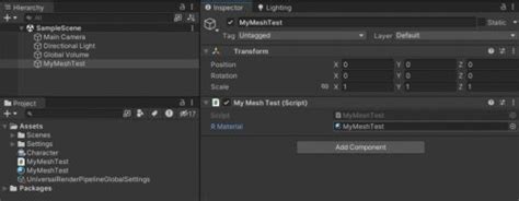 【unity】meshrenderer でメッシュを表示する パパコーダー