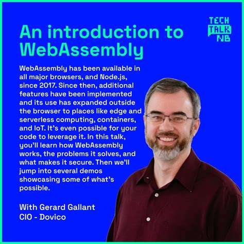 Techtalknb On Linkedin Webassemblyintroduction Techtalks Codingcommunity Innovationintech