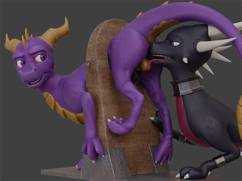 Rule 34 Activision Anthro Ball Lick Balls Cynder Dragon Duo Female Genitals Hi Res Horn