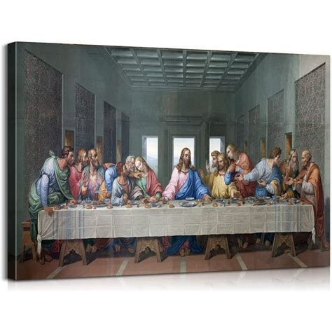 Aatoeax Last Supper Wall Decor Jesus Pictures For Wall Jesus Wall Art