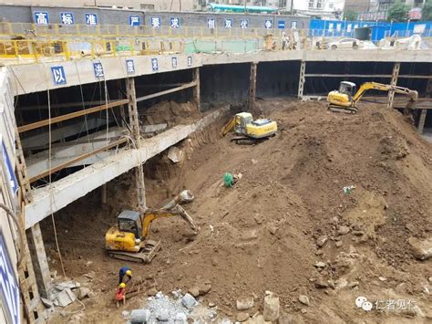 基坑马道 施工马道 施工马道图片 大山谷图库