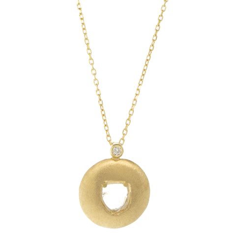 Selene Diamond Slice Necklace By Shaesby Newtwist