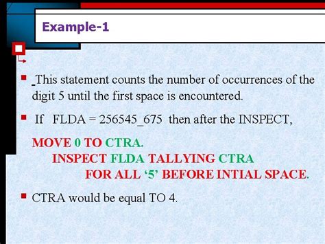 Ibm Mainframes Cobol Training Class7 Introduction To Strings