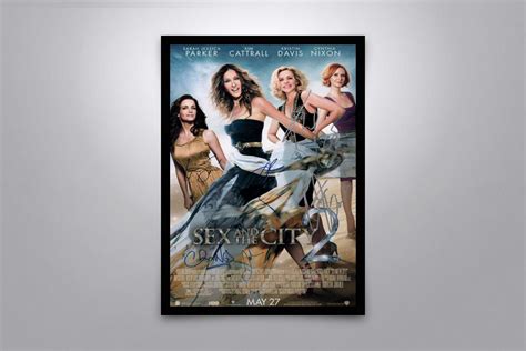 Sex And The City 2 Signed Poster Coa