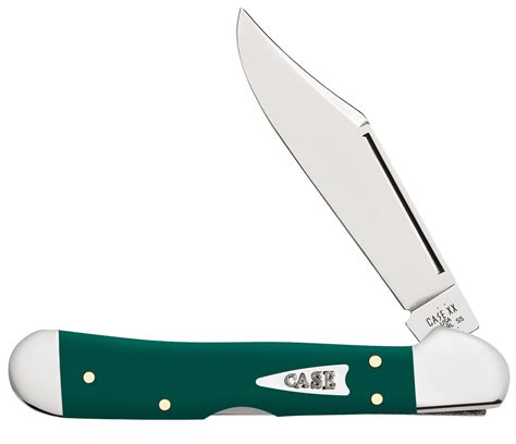 Case Xx Knives Mini Copperlock Spruce Green Synthetic Stainless Pocket