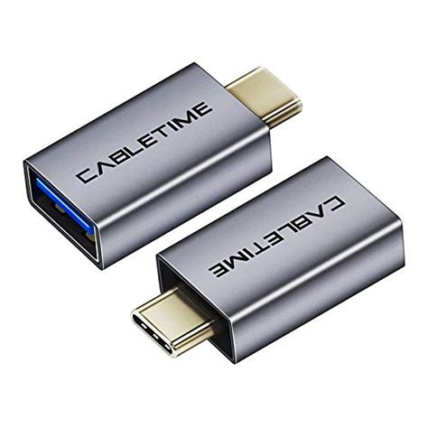 CABLETIME USB C To Male To USB Female OTG Adapter USB C Male To USB Female Adapter USB Type