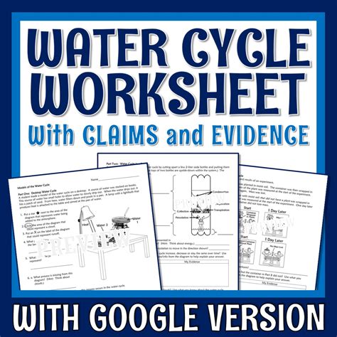 Water Cycle Flow Chart Worksheet Water Cycle Activity Pagealso This