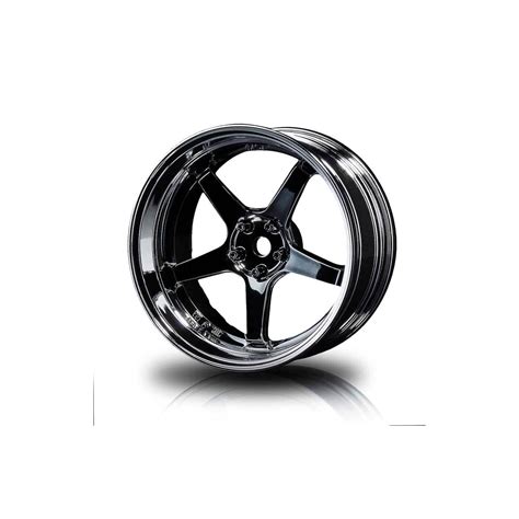 MST Drift Felge GT Silber Schwarzglanz Offset Verstellbar Stk M