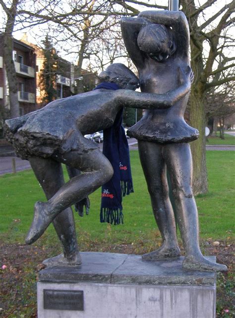 Charles Leplae Groupe De Danseuses Bronze