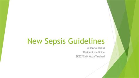 New Sepsis Guidelines Pptx Mmmmmmmmmmm Pptx