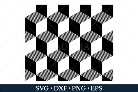 Cube Svg Pattern Geometric Seamless Pattern 2354835