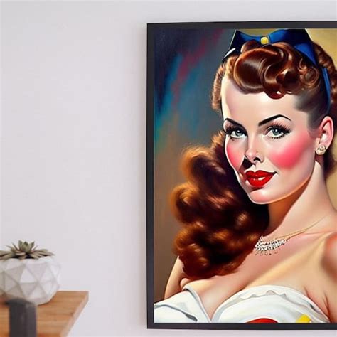 Pin Up Poster Etsy