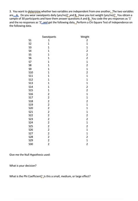 solved you want to determine whether two variables are
