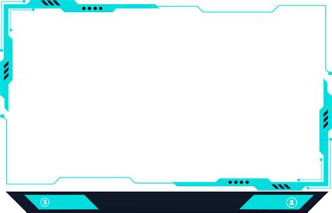 Online Gaming Overlay And Screen Interface Decoration Live Broadcasting Screen Panel Design Png