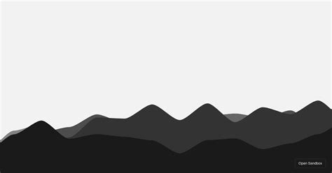 Dynamic Mountains Codesandbox
