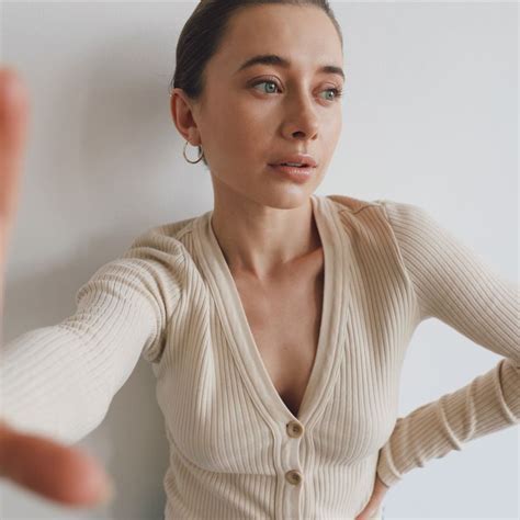 Olesya Rulin Wearing Freja In Hay Instagram Photo