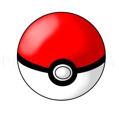 How To Draw A Pokeball Drawing Step By Step By Zoralink Dragoart