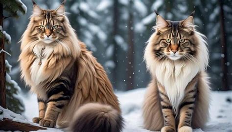 Battle Of The Giants Maine Coon Vs Norwegian Forest Cat
