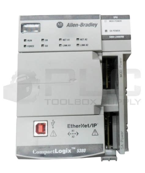 Allen Bradley 5069 L380erm A Compactlogix 8mb Enet Motion Controller Plc Toolbox Supply