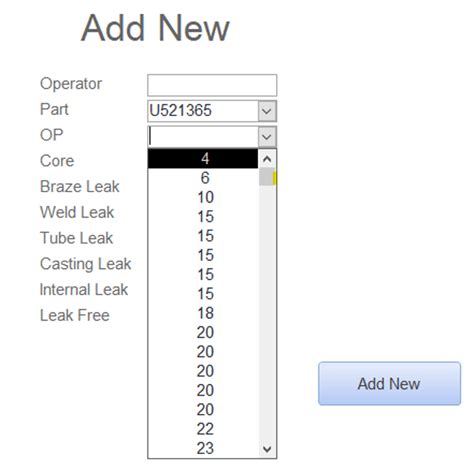 Database With Drop List Question Rmsaccess