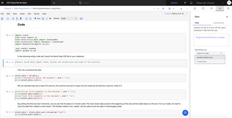 Build A Recurrent Neural Network Using Pytorch IBM Developer