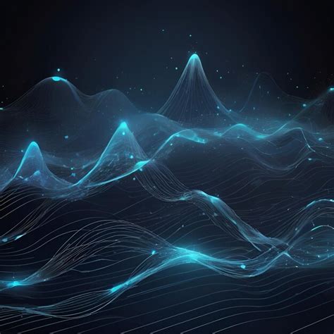 Cyber Data Flow Blockchain Ai Networks Digital Wavescyber Data Flow