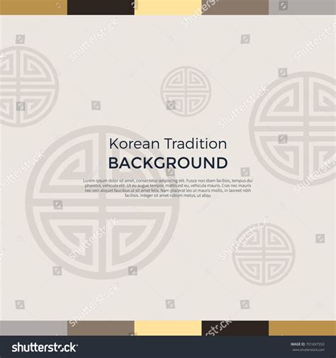 한국의 전통 패턴 배경 스톡 벡터로열티 프리 701697553 Shutterstock
