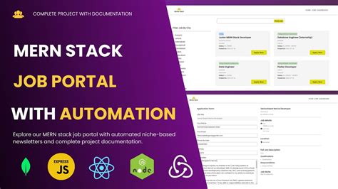 Mern Stack Project Building Job Portal With React Node Mongodb