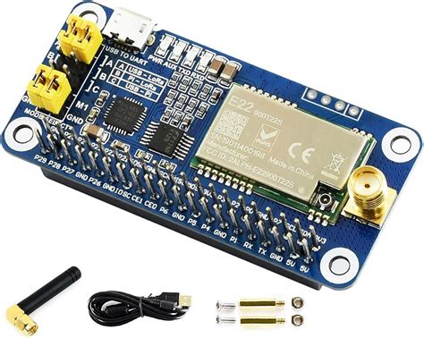 Sx1262 Lora Hat For Raspberry Pi 915mhz Frequency Band Data