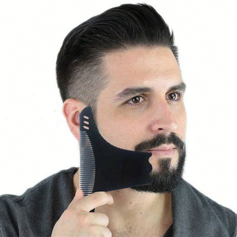 6 In 1 Beard Styling Template Comb Multifunctional Beard Grooming Tool