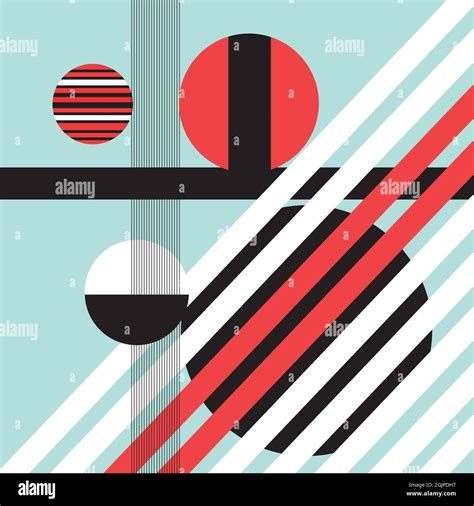 Abstract Multi Colored Background Of Geometric Objects An Example Of An Unusual Abstraction