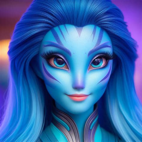 Disney Alien Female Character With Blue Hair By Rtxrkibi On Deviantart