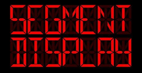 Segment Display Widget For Flutter