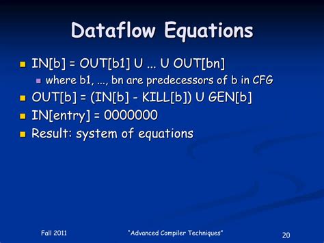 Ppt Dataflow Analysis Introduction Powerpoint Presentation Free