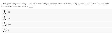 Solved A Firm Produces Gadgets With Perfectly Substitutable