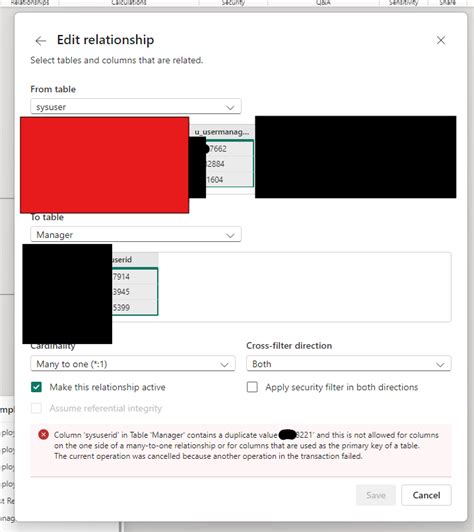 Power Bi Is Finding Duplicates When Trying To Make Microsoft