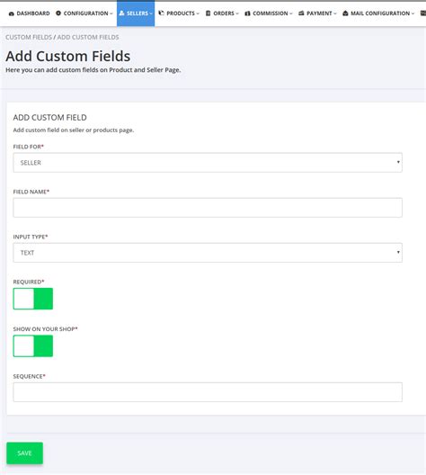 Custom Fields In Multivendor Marketplace App For Shopify