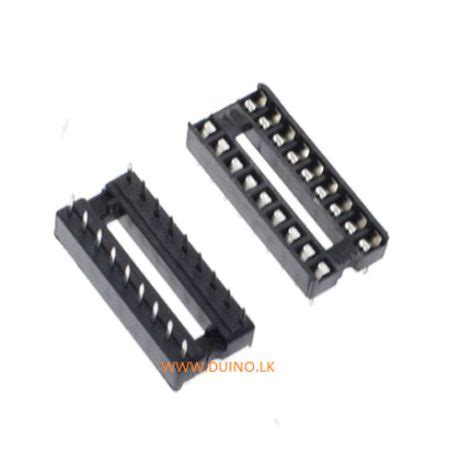 18 Pin DIL DIP IC Socket PCB Mount Connector 18pins Duinolk The