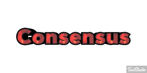 Consensus Word Animated  Logo Designs