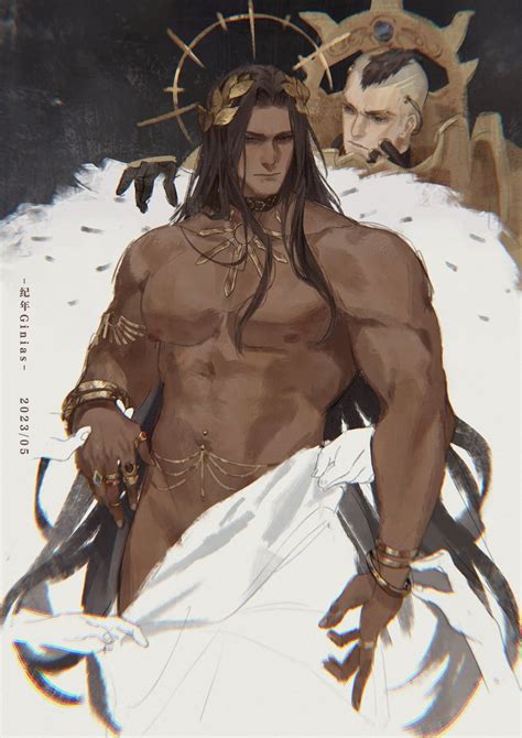 Emperor Of Mankind Adeptus Custodes And Constantin Valdor Warhammer 40k Drawn By Ginias