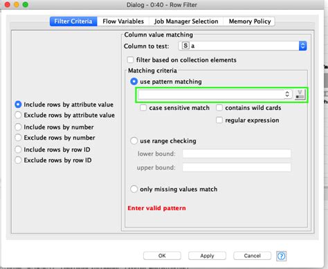 node configuration mandatory fields controlled by a flow variable must be initialized knime