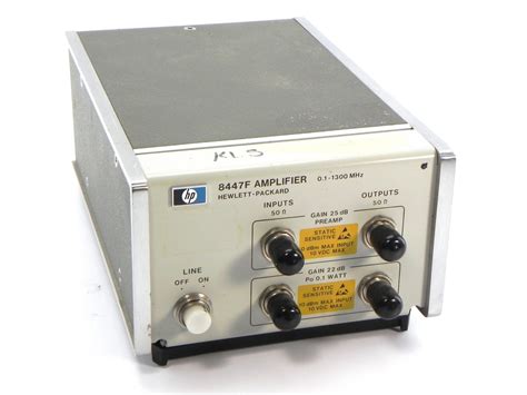 HP Agilent F Preamplifier And Power Amplifier Sell Rent Lease Buy Trade