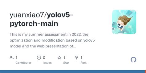 github yuanxiao7 yolov5 pytorch main this is my summer assessment in 2022 the optimization