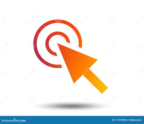 Mouse Cursor Sign Icon Pointer Symbol Stock Vector Illustration Of Button Point 117592906
