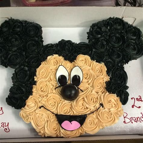 Mickey Mouse Cupcake Cake Pull Apart Artofit