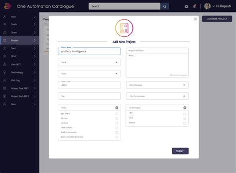 Web Portal UI Design