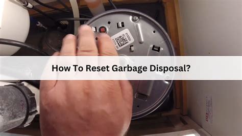 Moen Garbage Disposal Reset Button Fix The Disposal